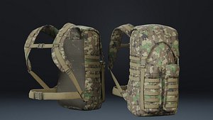 Download 3D Military Backpack Blender Models - TurboSquid