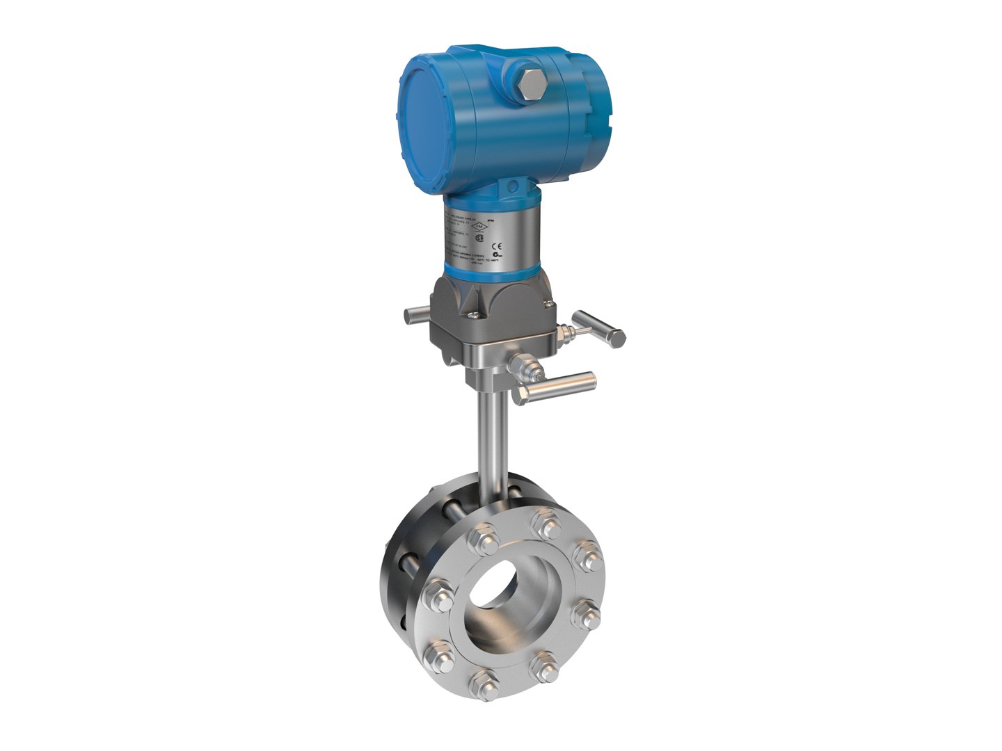 3D Industrial Orifice Flow Meter- Accurate 3D Model For Engineering ...