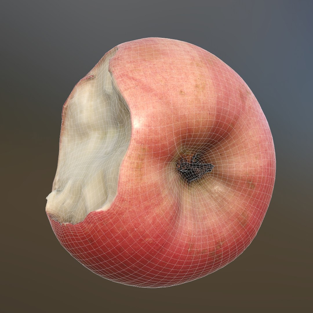 3D Apple Bite Model - TurboSquid 1948812