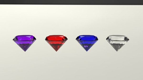 3D diamonds gem - TurboSquid 1339589