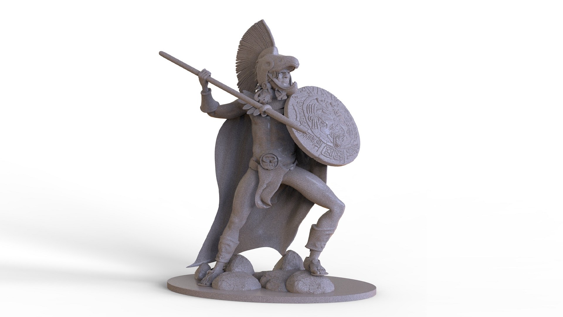 The Eagle Aztec Warrior 3D Model - TurboSquid 1937978