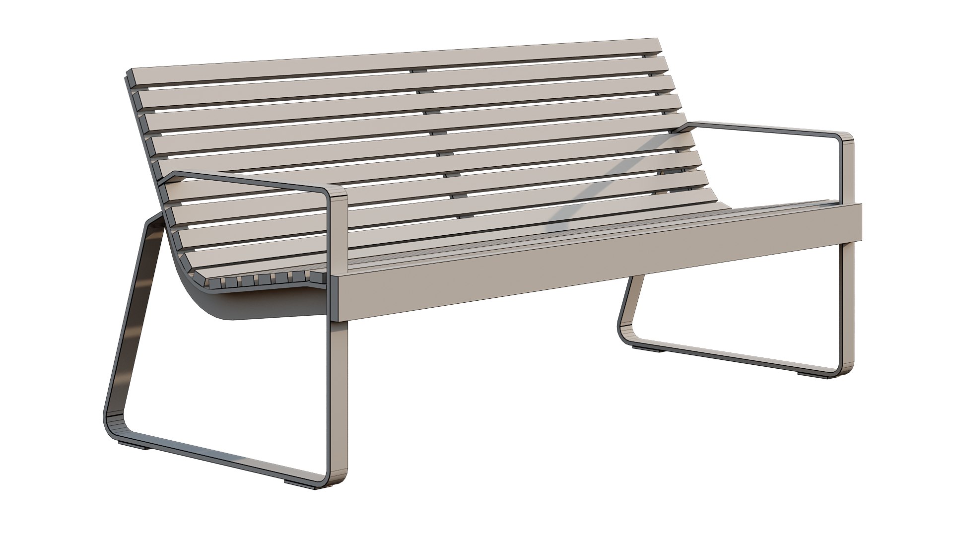 Park Bench Preva Urbana By Mmcite 3D Model - TurboSquid 2365593
