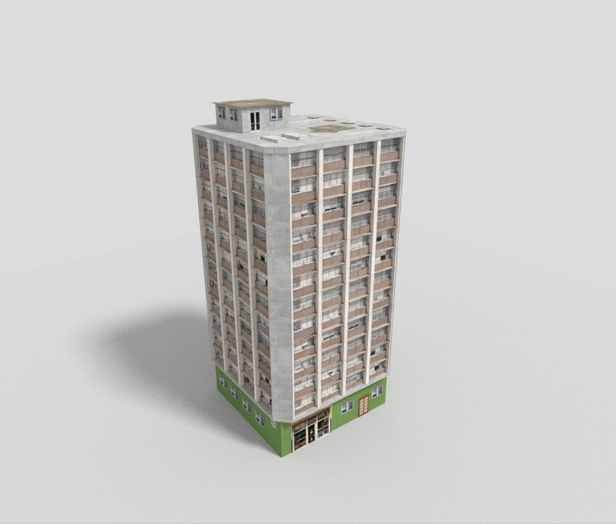 3d Building Games Model