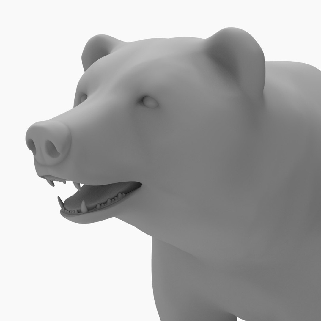 3d Bear Model