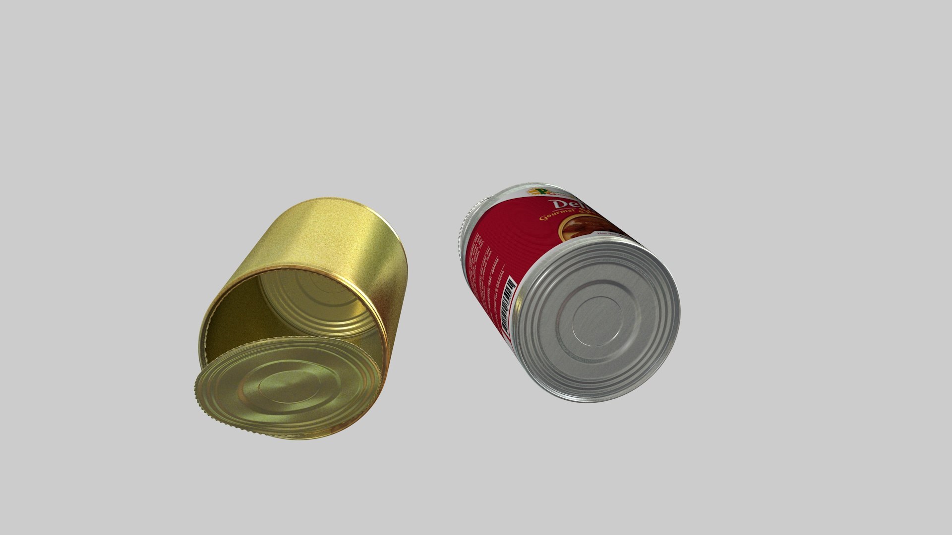 Tin Metallic 3D Model - TurboSquid 1707533