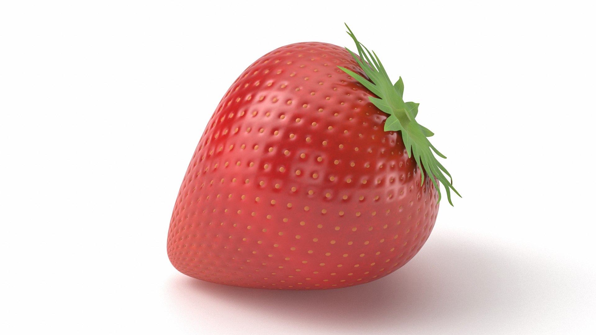 3D Strawberry Model - TurboSquid 2235215