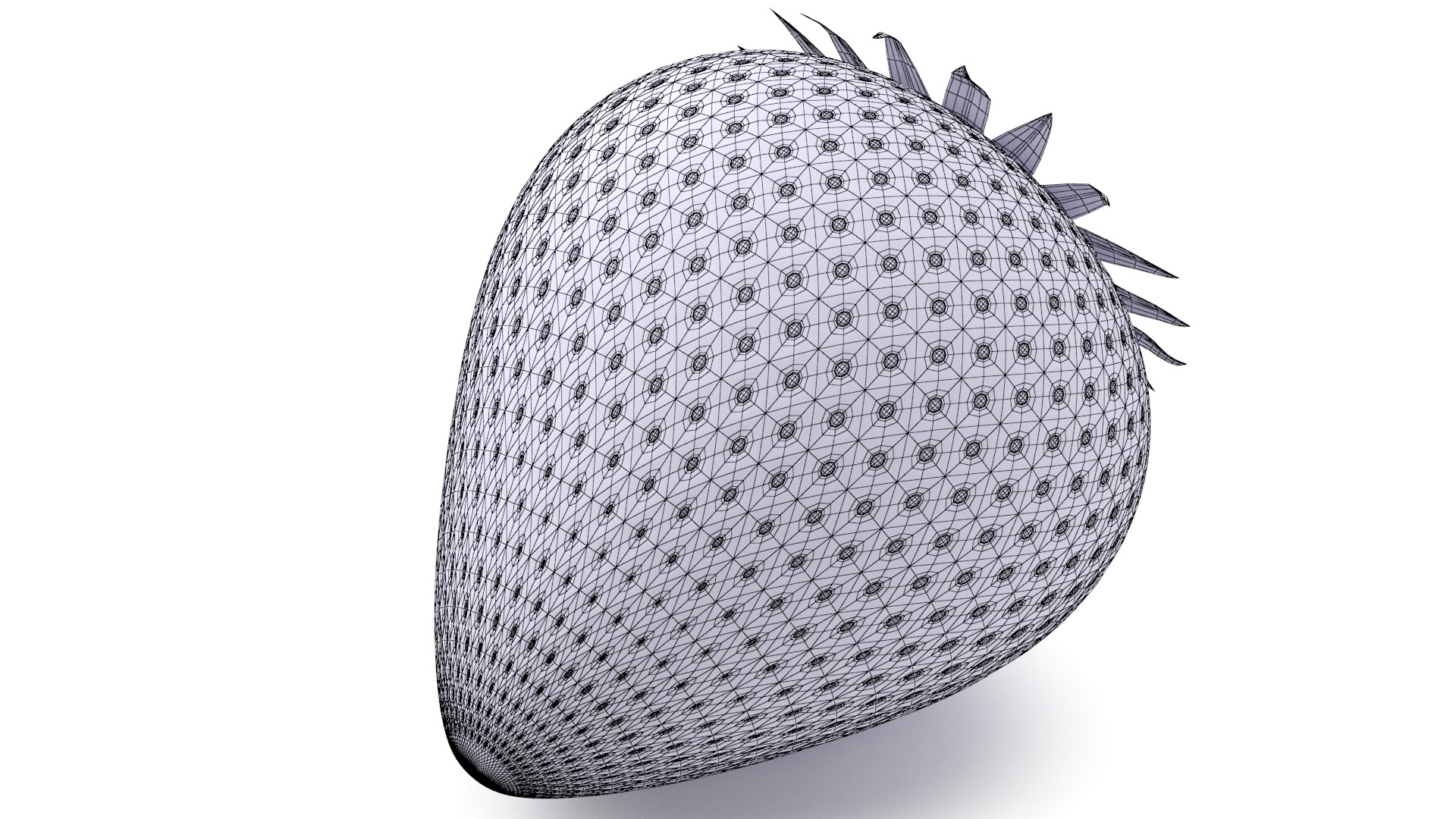 3D Strawberry Model - TurboSquid 2235215