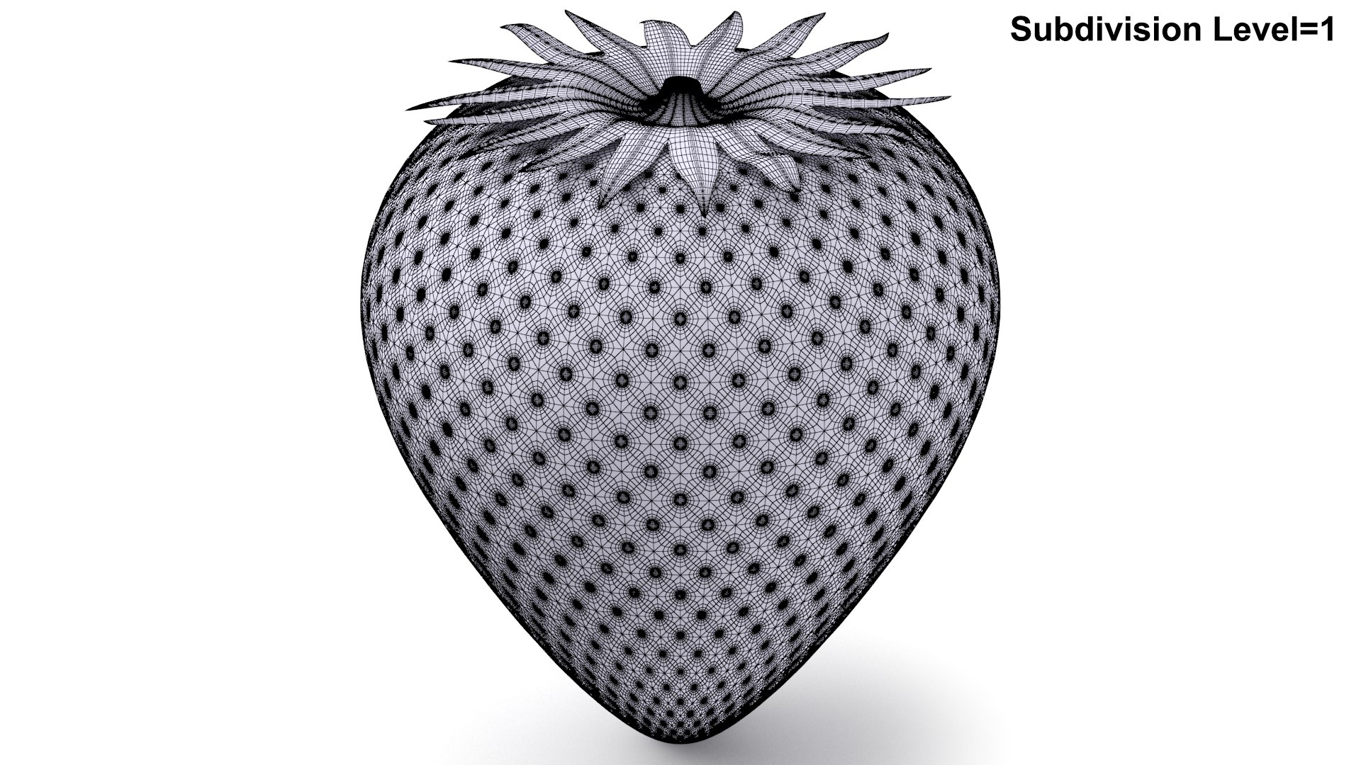 3D Strawberry Model - TurboSquid 2235215