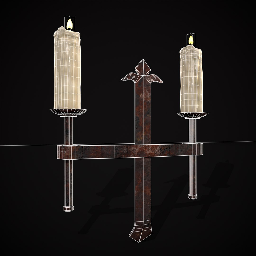3D Rusting Double Wall Candle Holder Model - TurboSquid 2103869