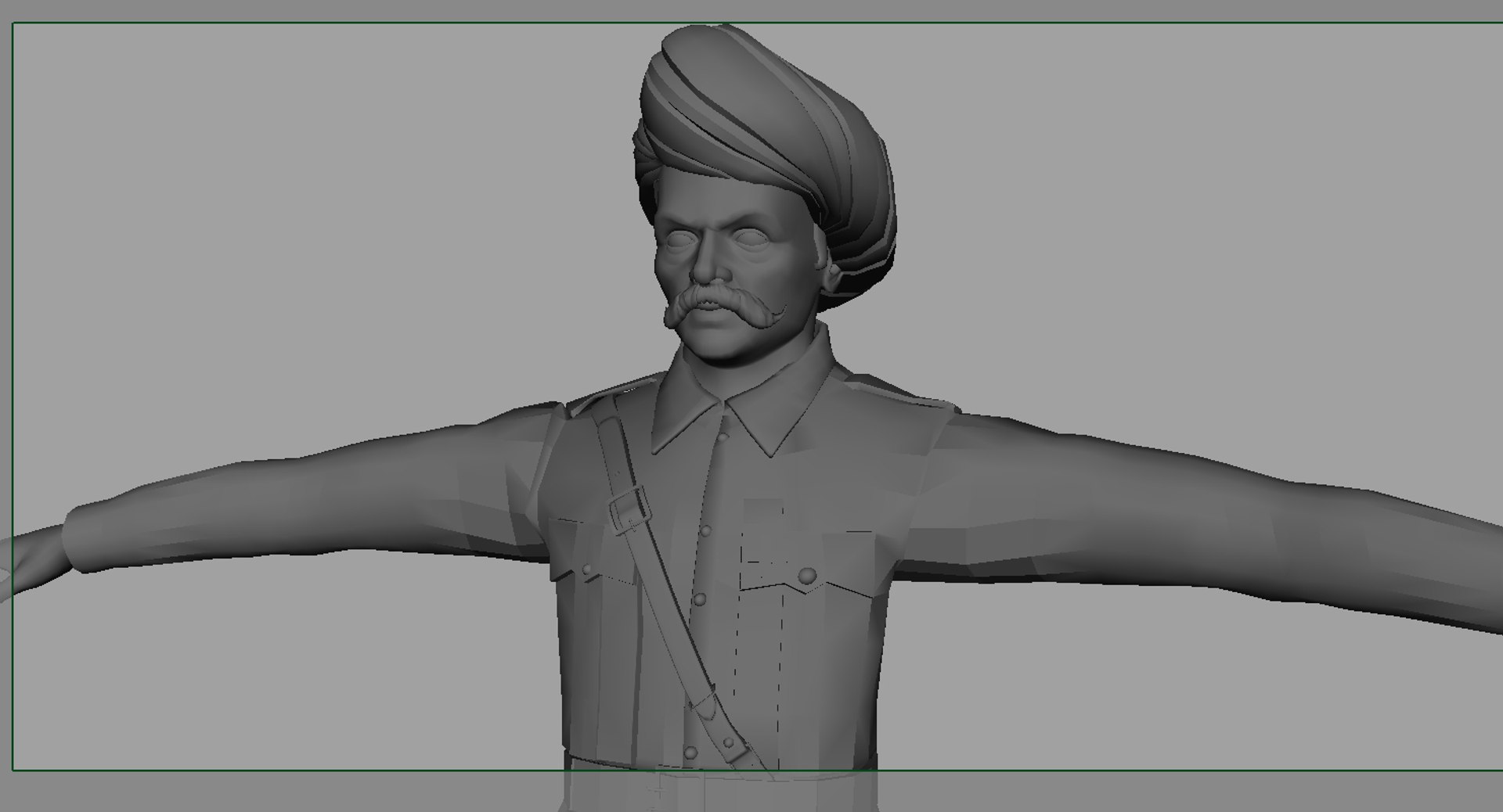 3D Model Indian Old Police - TurboSquid 1510485