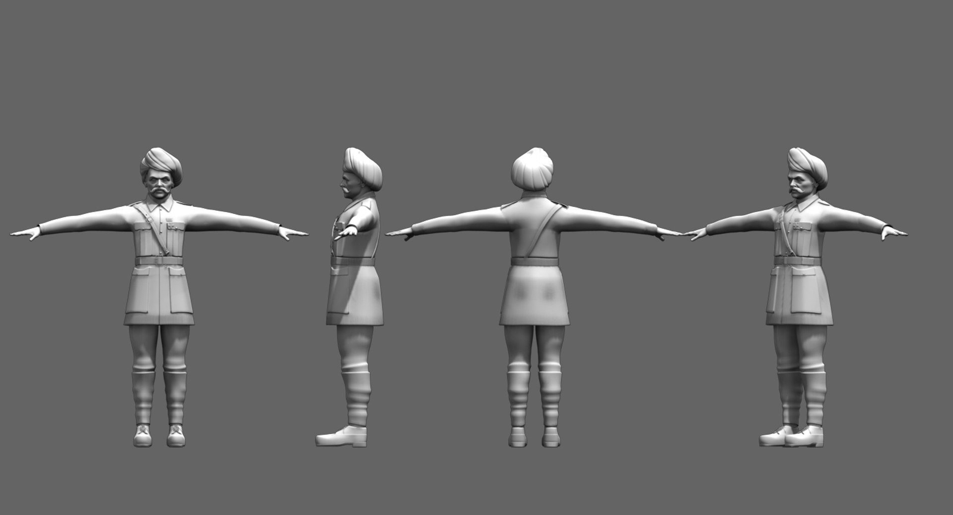 3D Model Indian Old Police - TurboSquid 1510485