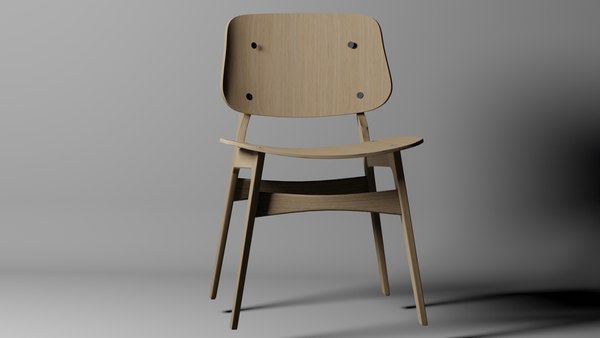 Soborg chair model - TurboSquid 2043899