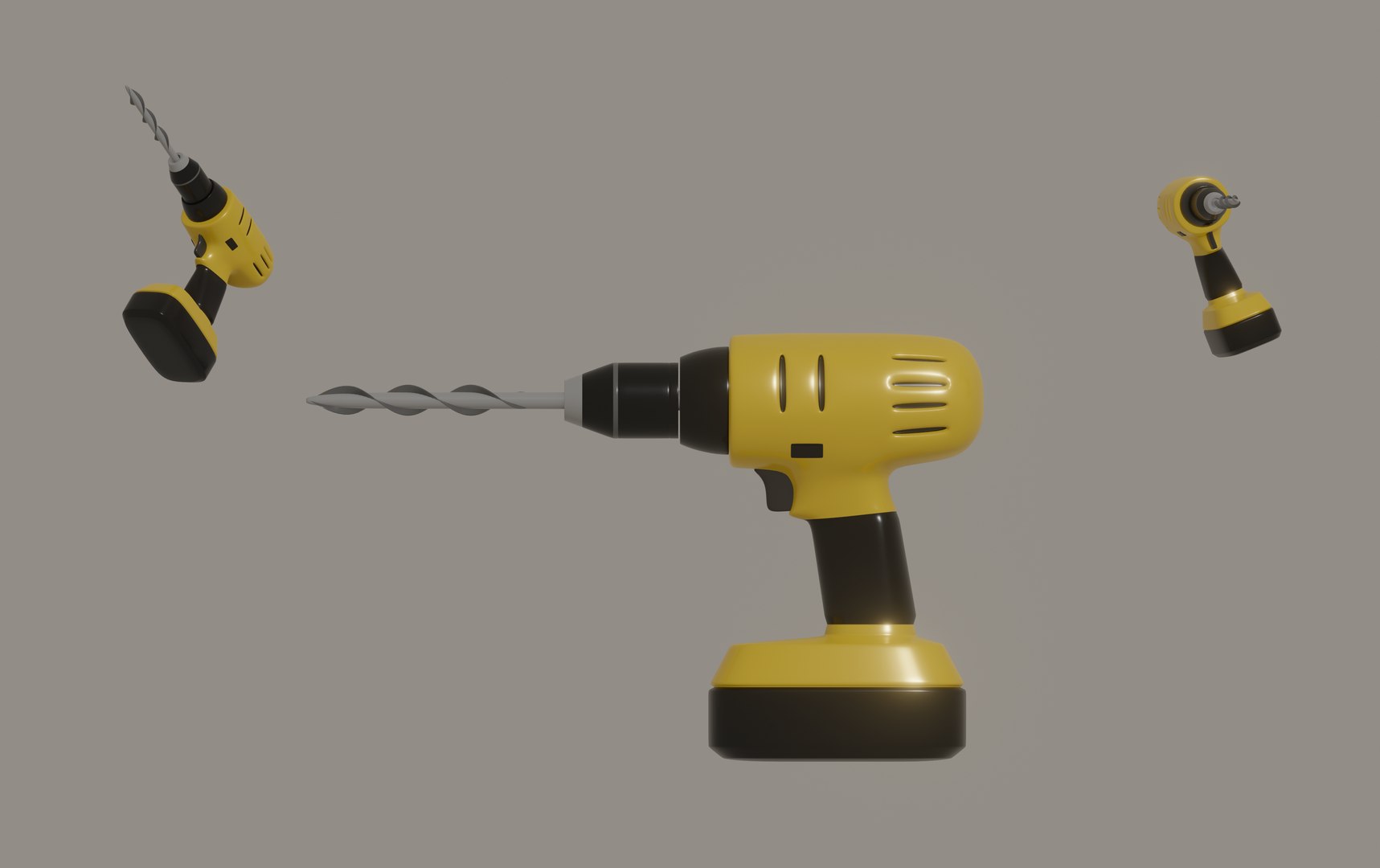 3D Power Drill - TurboSquid 2058722