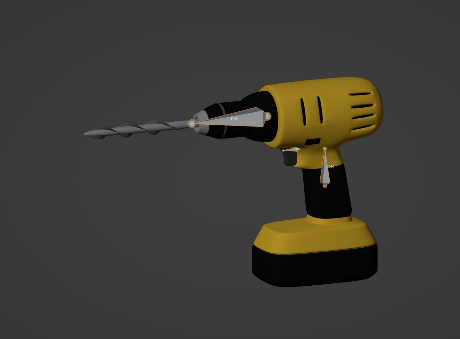 3D Power Drill - TurboSquid 2058722