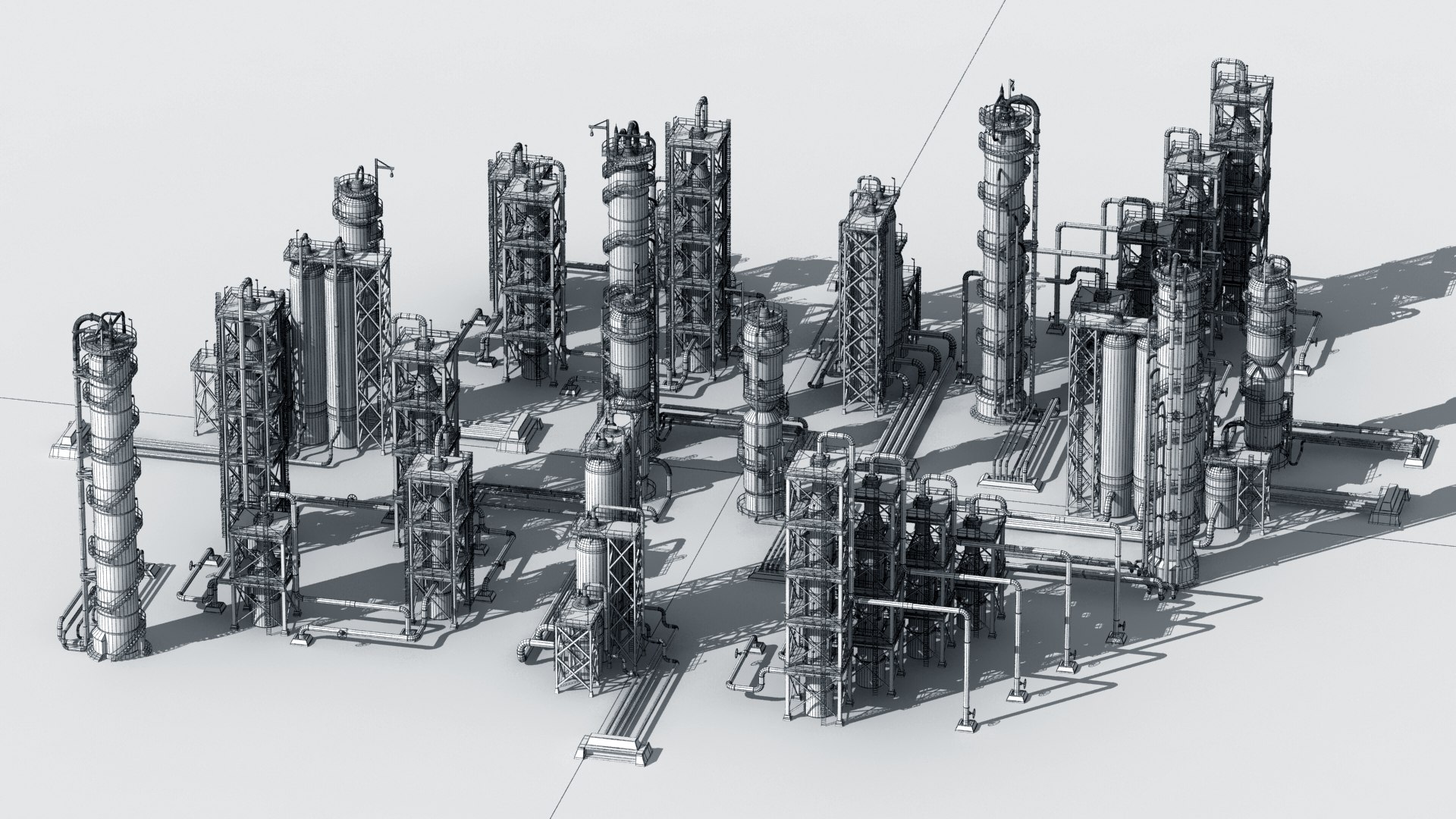 Metal Refinery 01 Model - TurboSquid 2050229