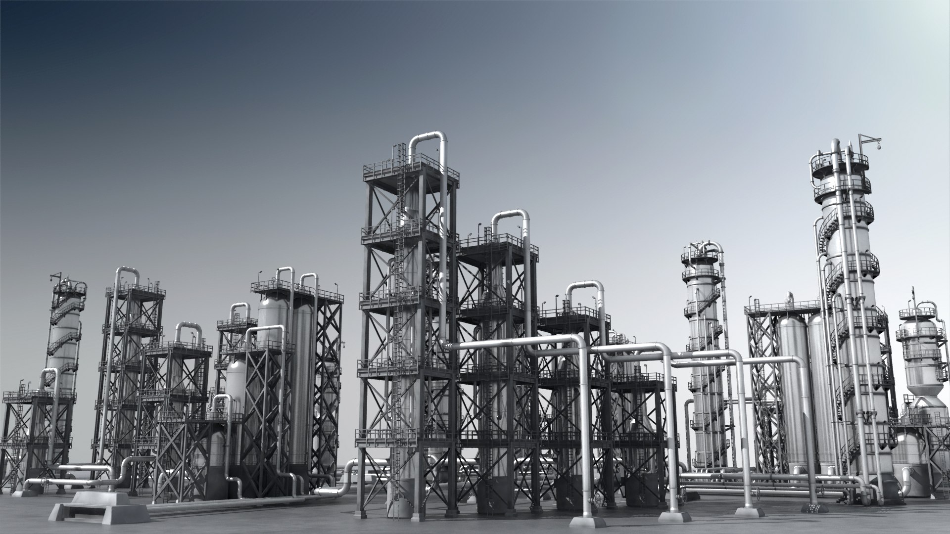 Metal Refinery 01 Model - TurboSquid 2050229