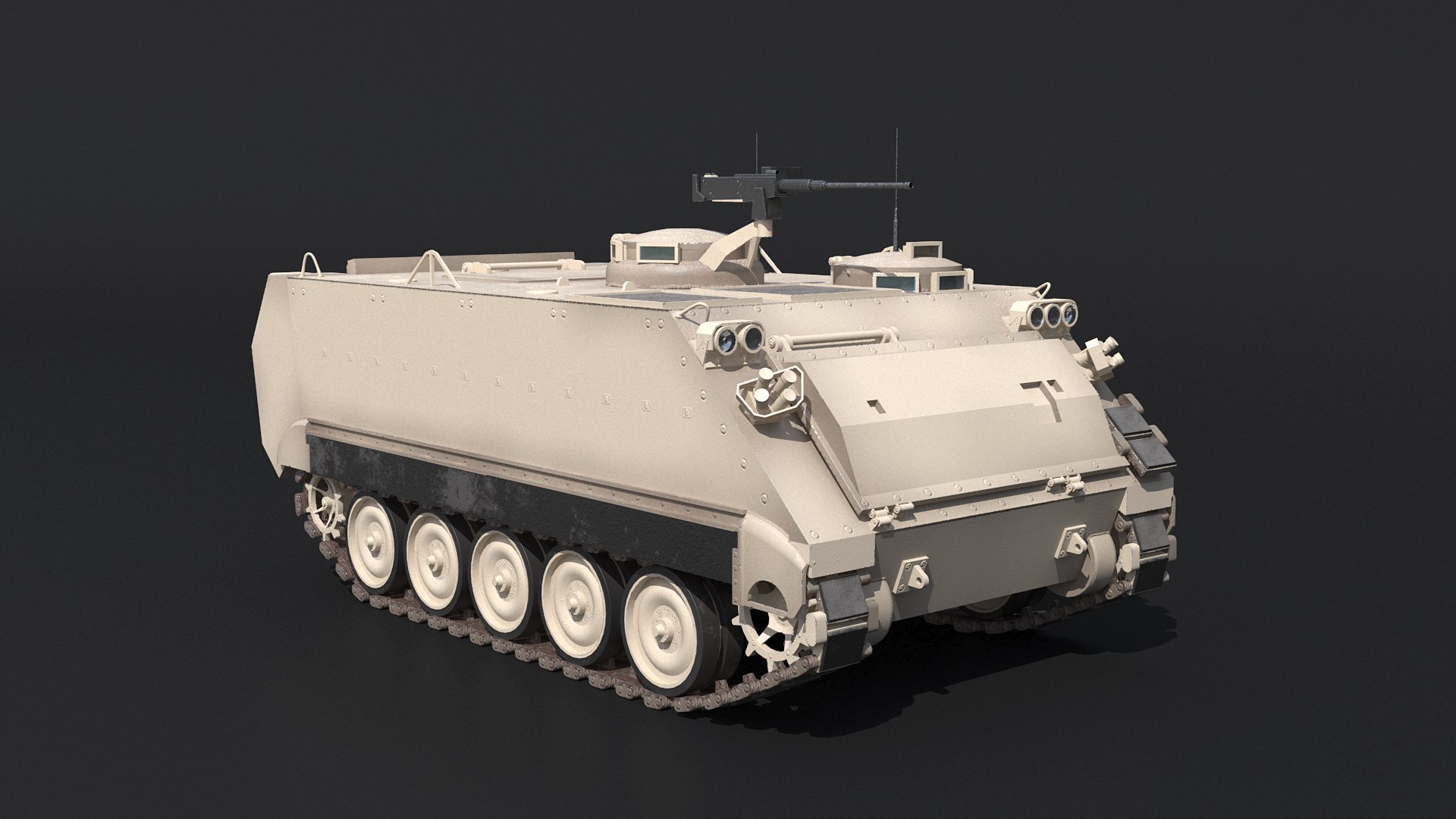 M113A3 Sand Camo 3D Model - TurboSquid 2014015