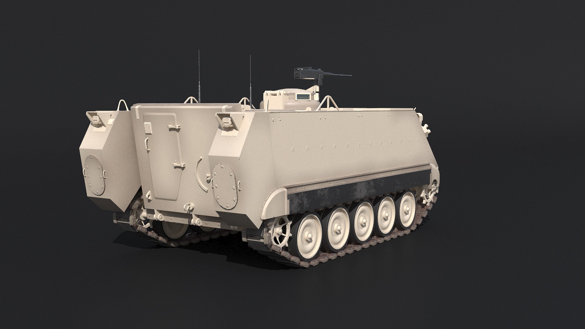 M113A3 Sand Camo 3D Model - TurboSquid 2014015