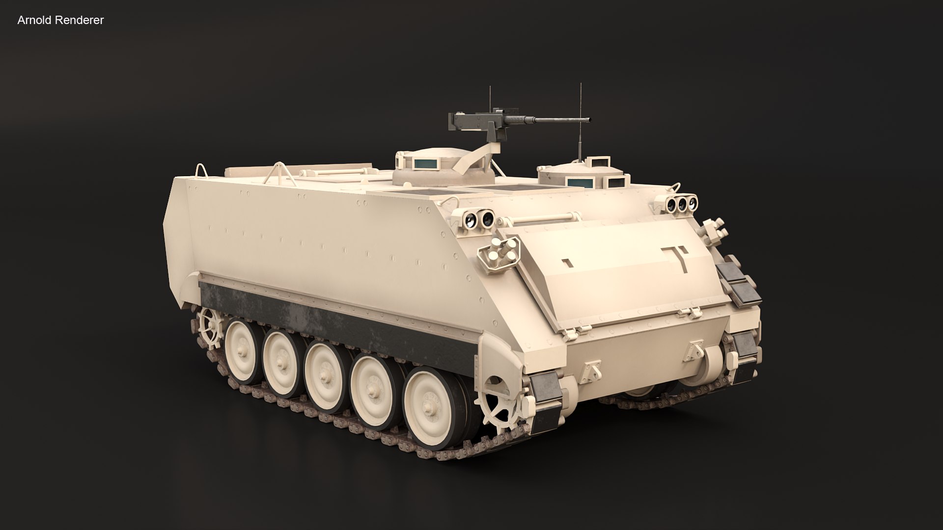 M113A3 Sand Camo 3D Model - TurboSquid 2014015