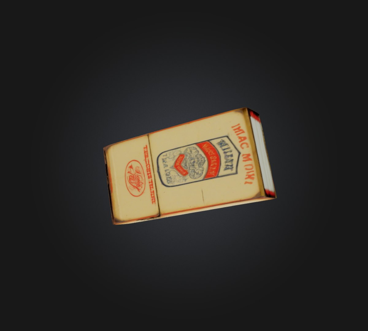 Match Box 3D Model - TurboSquid 2285352