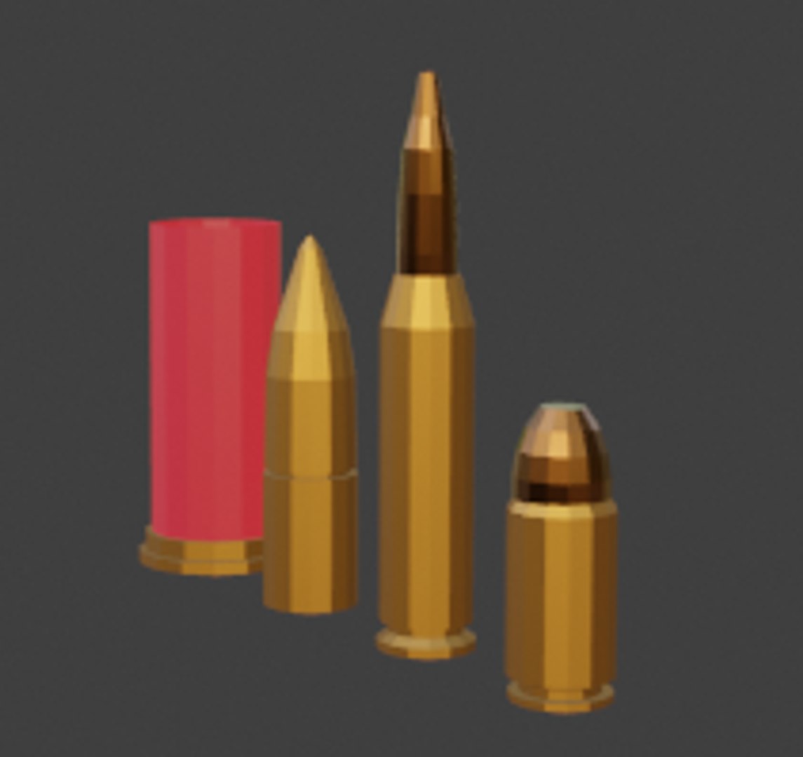 Bullets Model - TurboSquid 1441117