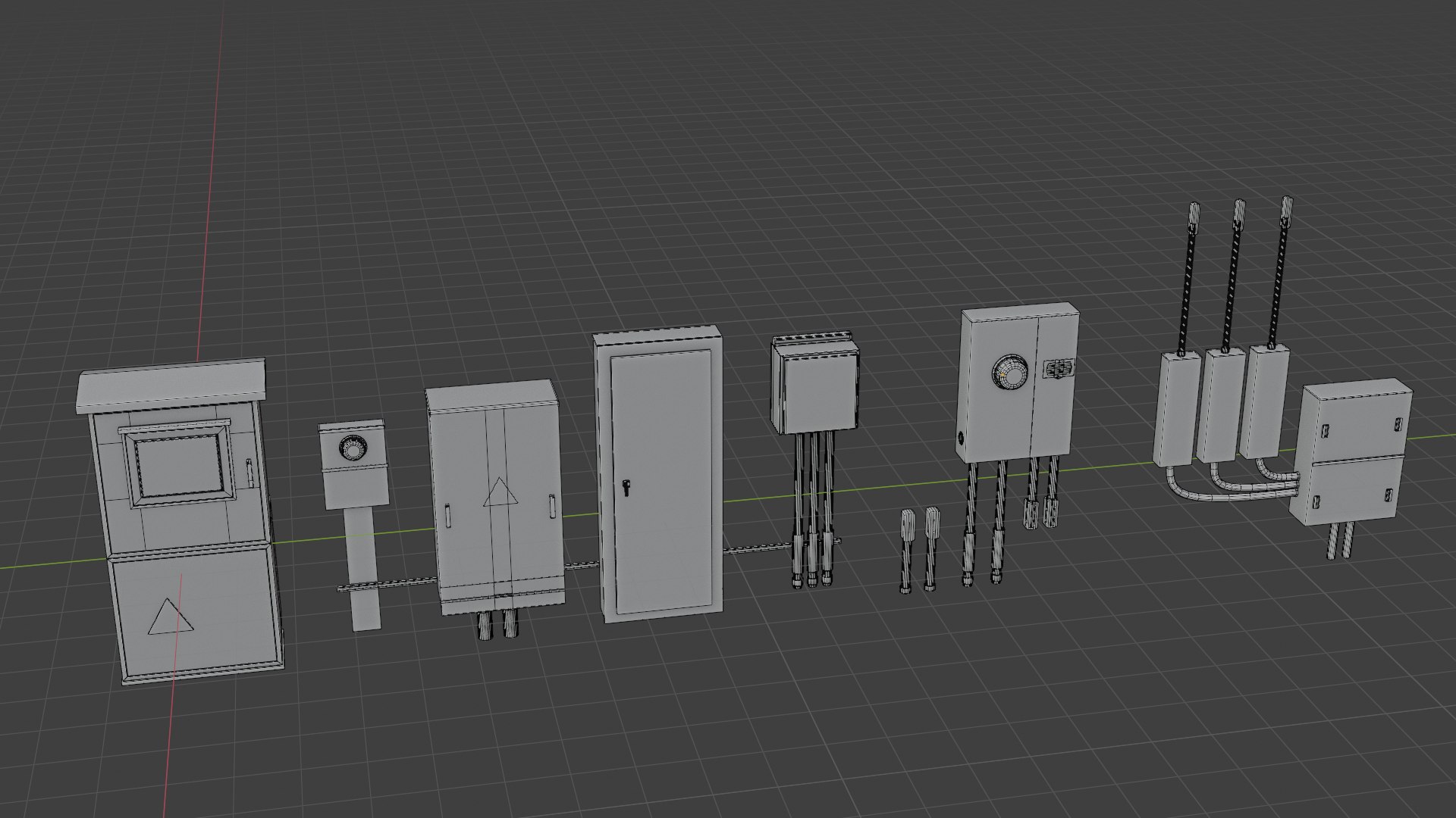 Electrical Box 3D - TurboSquid 2041376