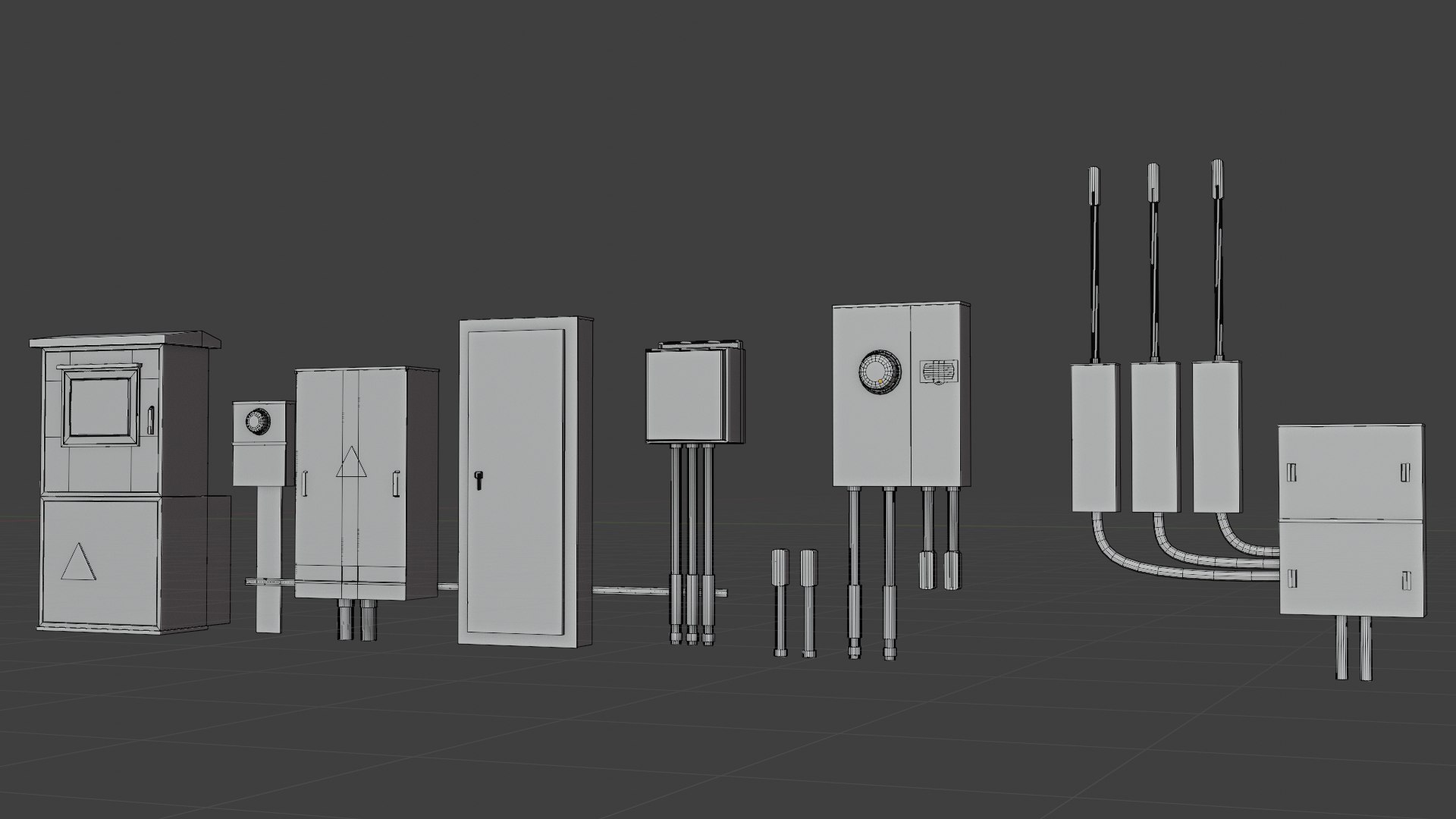 Electrical Box 3D - TurboSquid 2041376