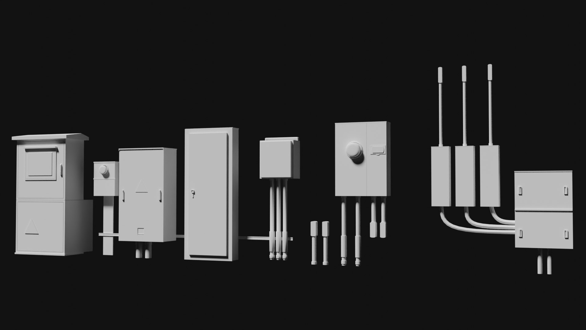 Electrical Box 3D - TurboSquid 2041376