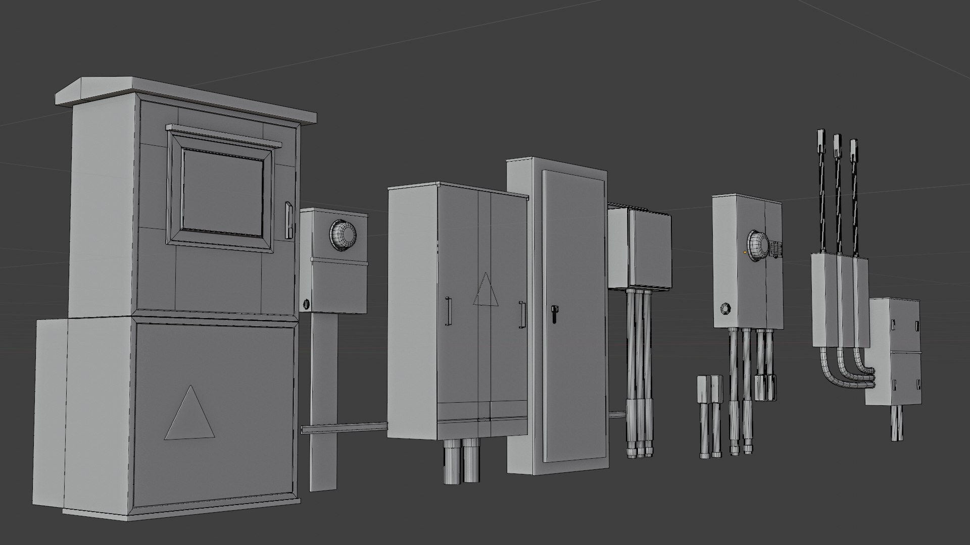 Electrical Box 3D - TurboSquid 2041376