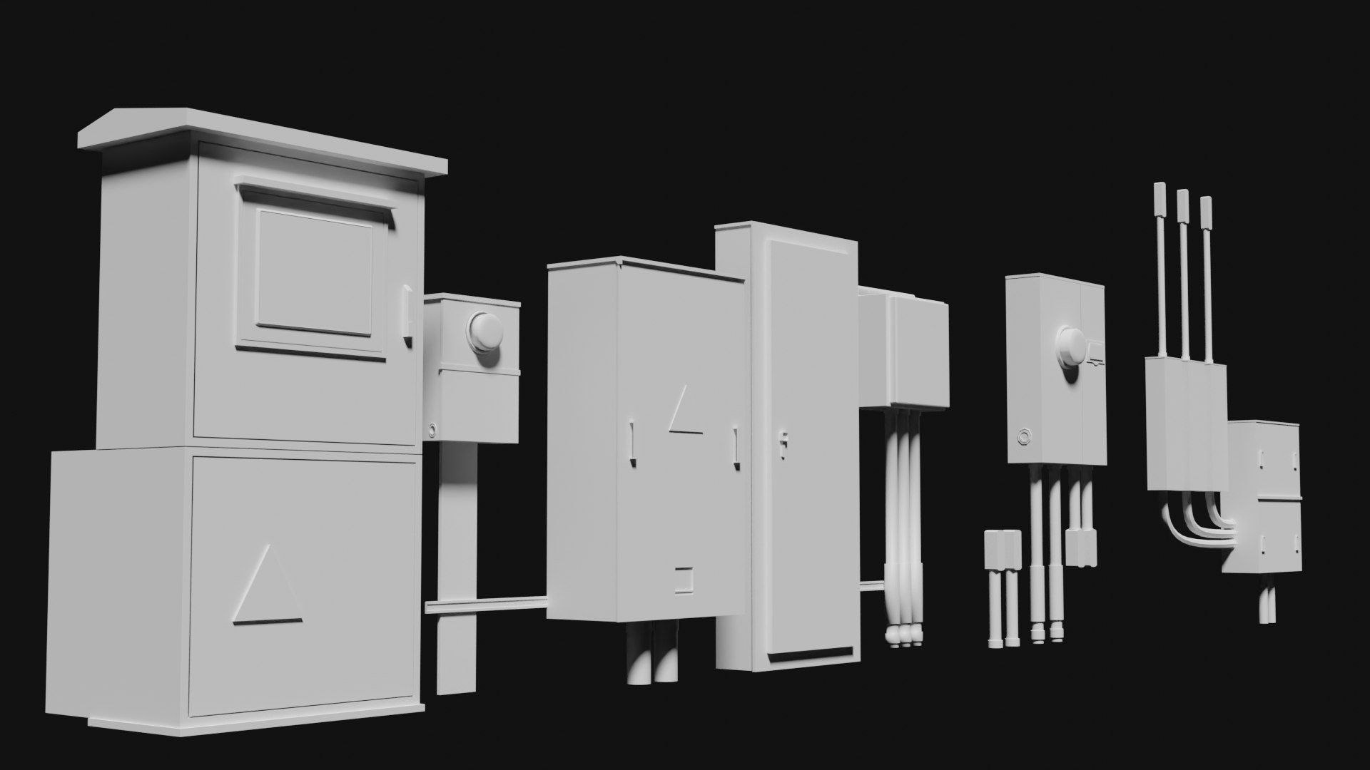 Electrical Box 3D - TurboSquid 2041376