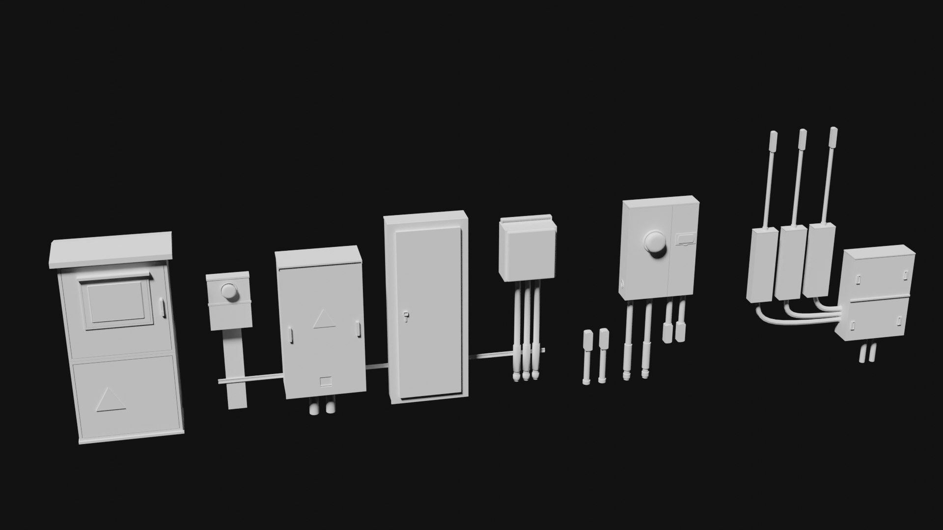 Electrical Box 3D - TurboSquid 2041376