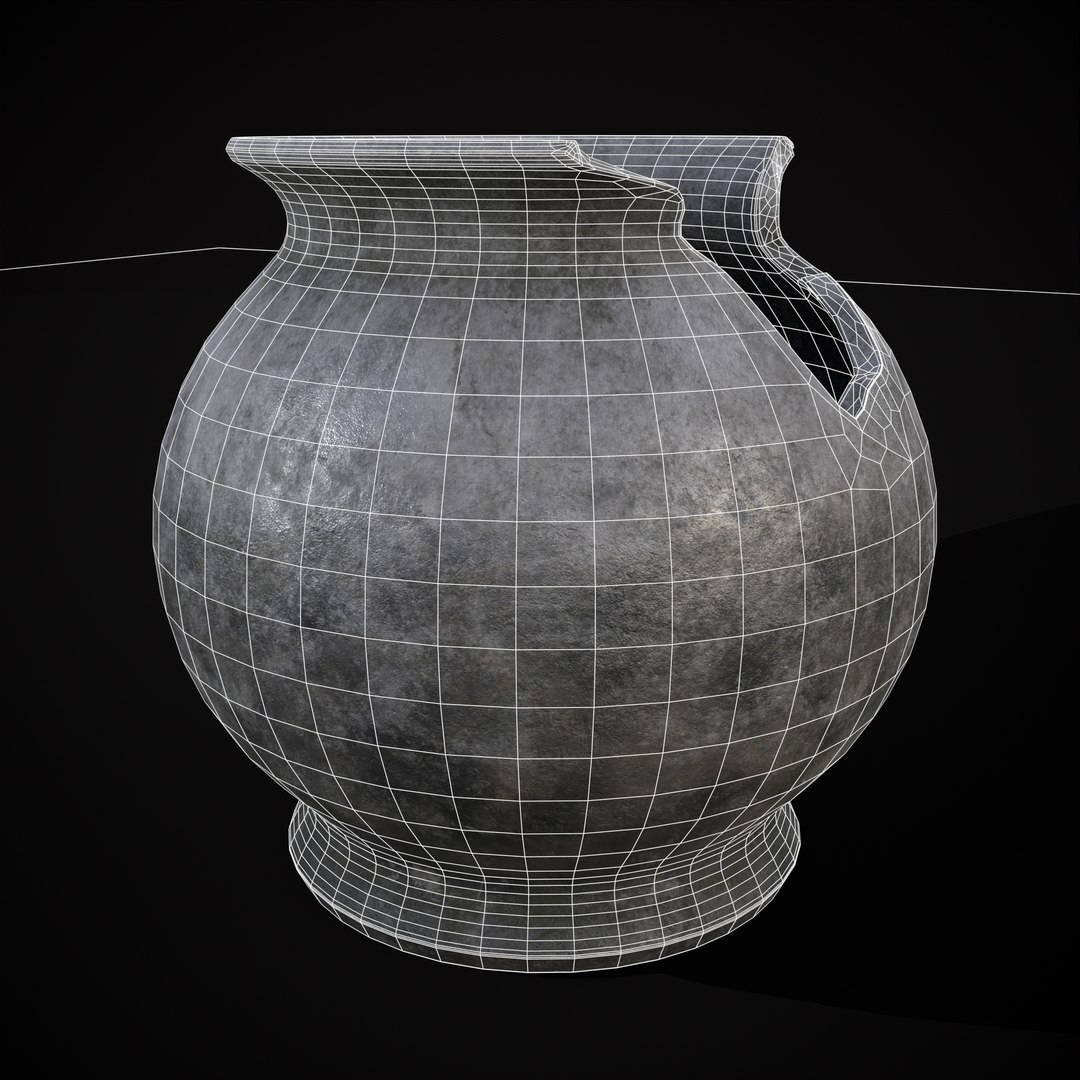 3D Cracked Vase Model - TurboSquid 2079457