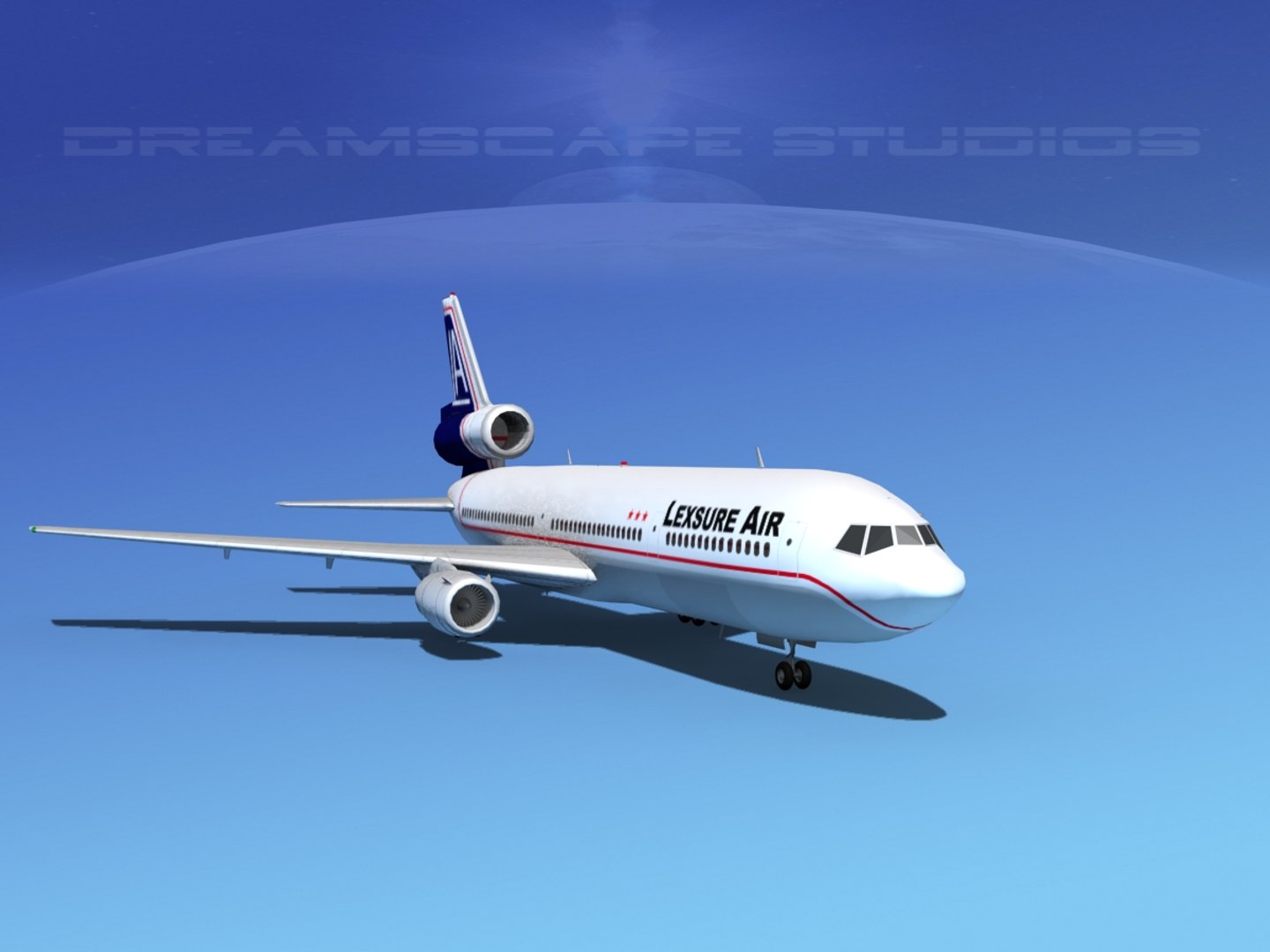 Douglas Dc-10 3d Model