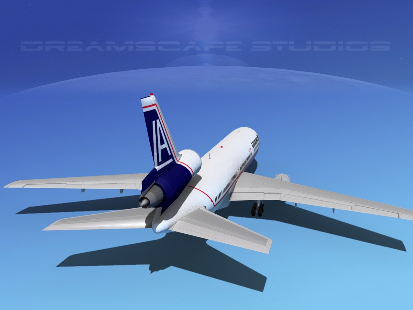 Douglas Dc-10 3d Model