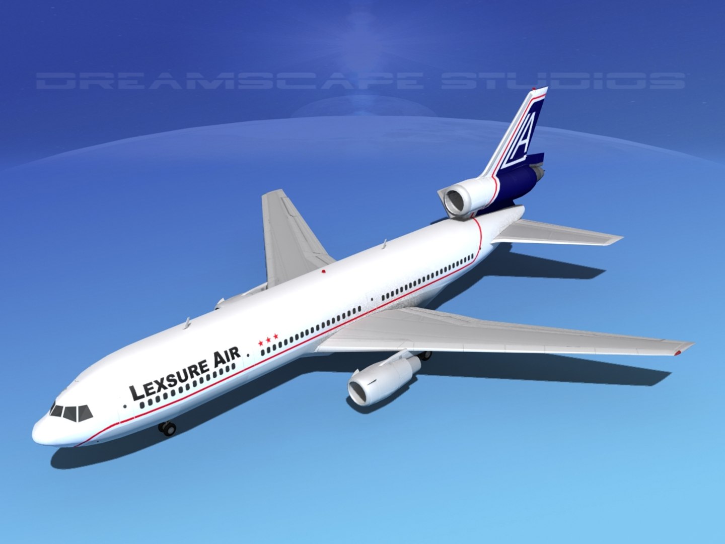 Douglas Dc-10 3d Model