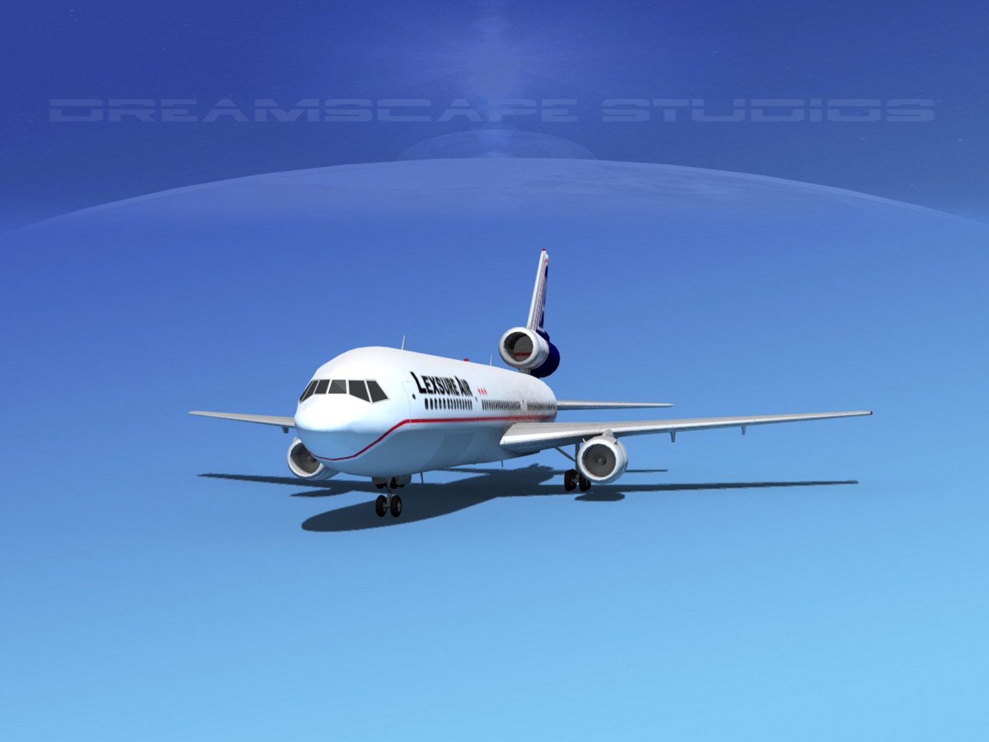 Douglas Dc-10 3d Model