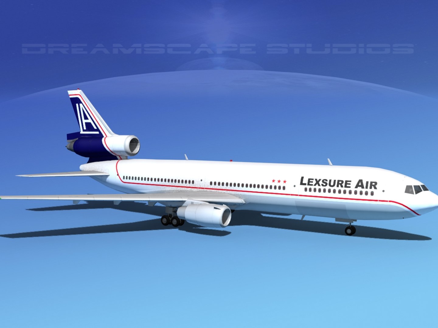 Douglas Dc-10 3d Model