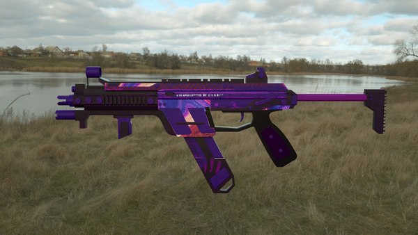 3D artwork weapon r99 apex model - TurboSquid 1635960