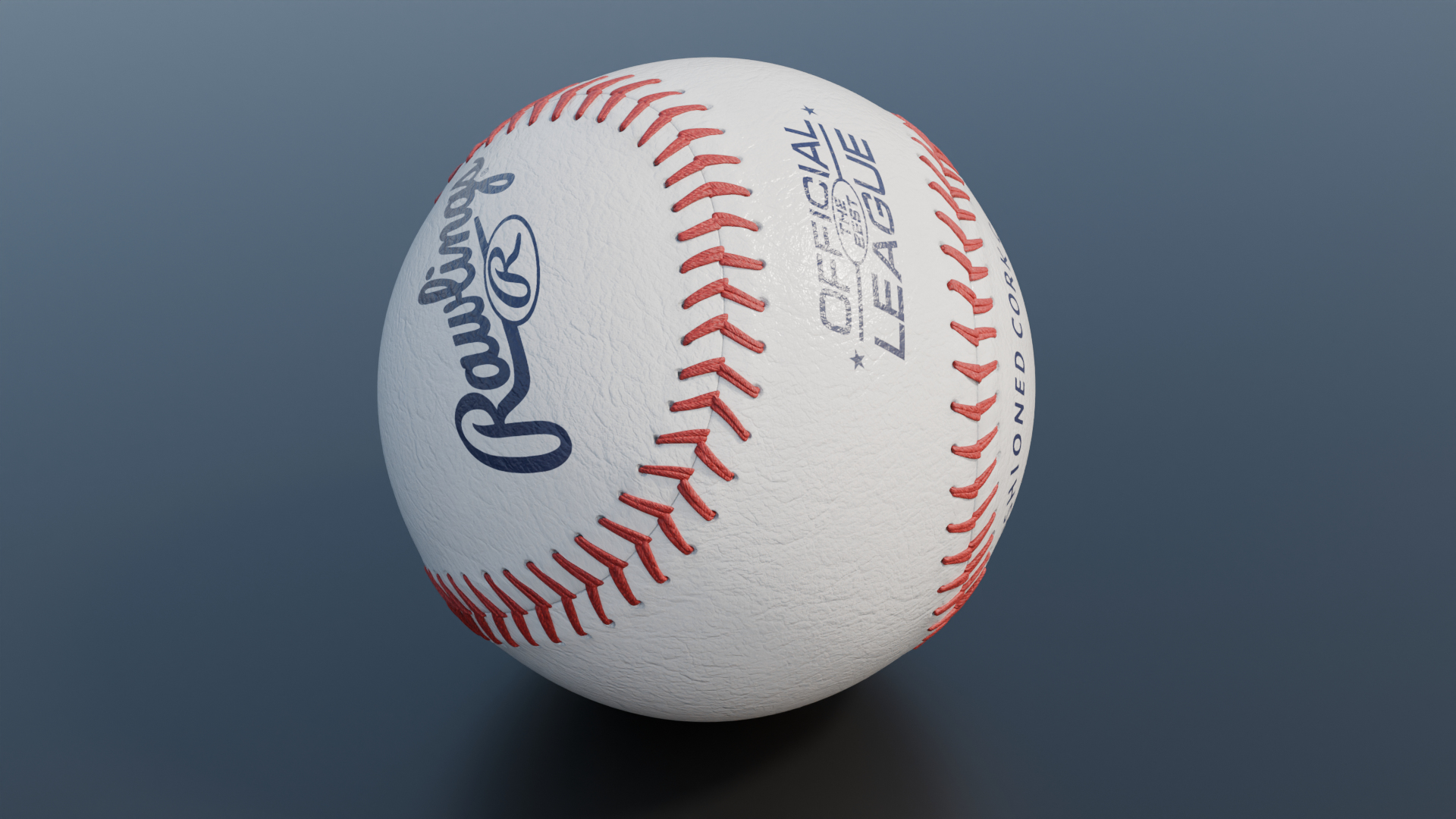 Baseball Rawlings PBR 3D - TurboSquid 2261187