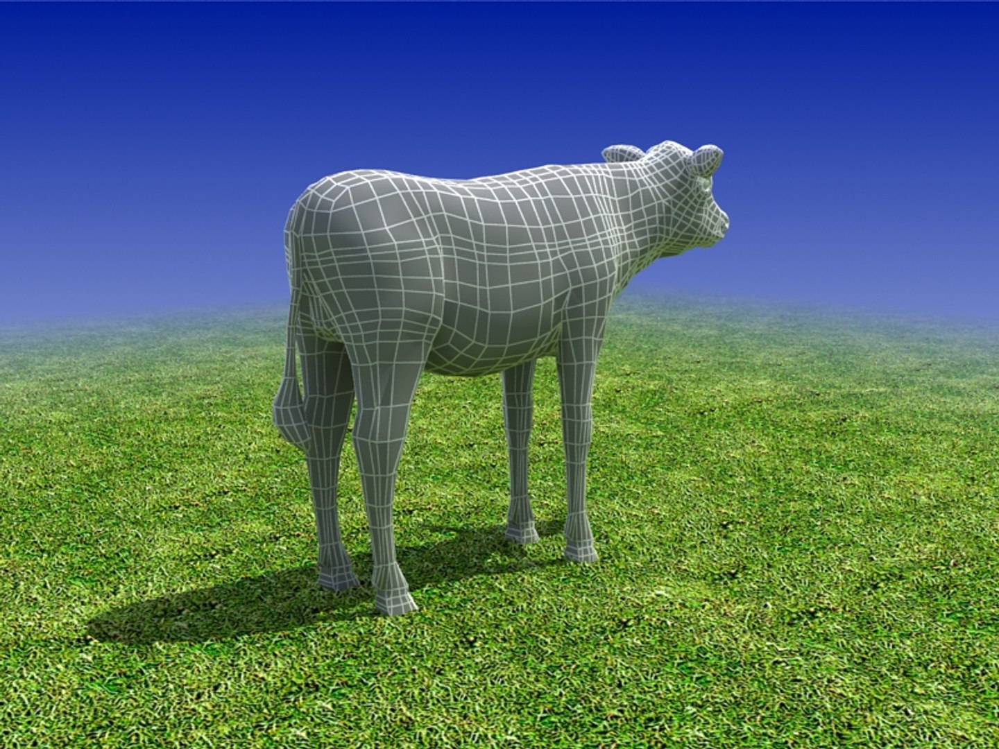 3d cow calf