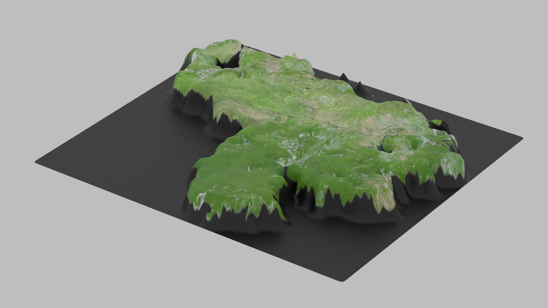 3D Venezuela Map Country - TurboSquid 2076402