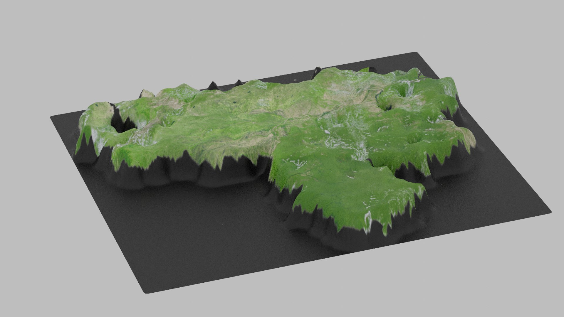 3D Venezuela Map Country - TurboSquid 2076402