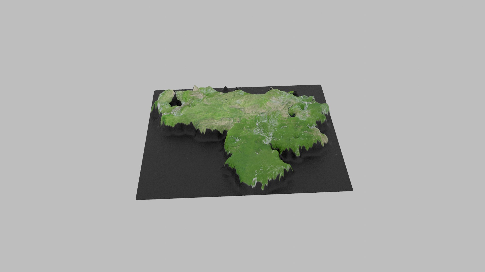 3D Venezuela Map Country - TurboSquid 2076402