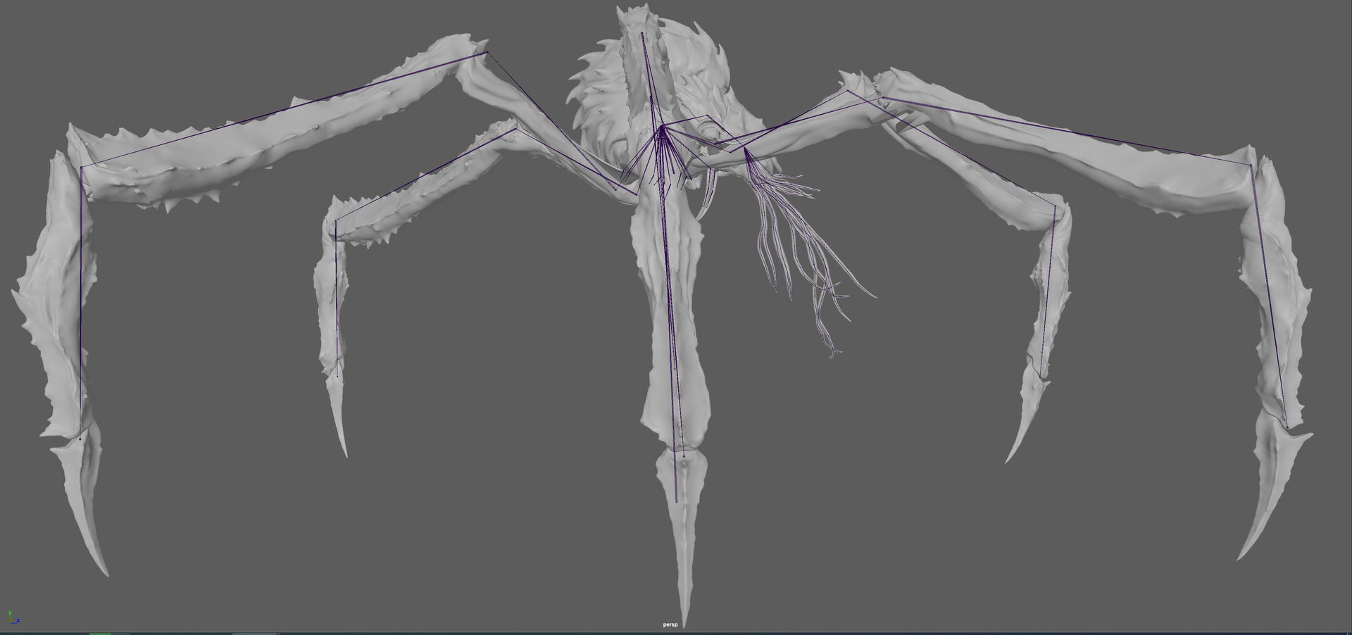 modèle 3D de Modèle Scylla Spider Titan Rig - Film Godzilla ...