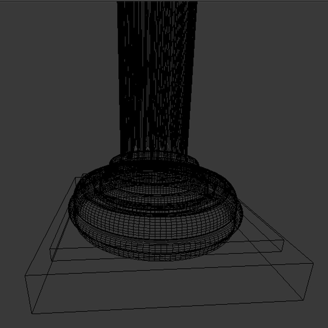 Column Blender 3D Model - TurboSquid 1192934