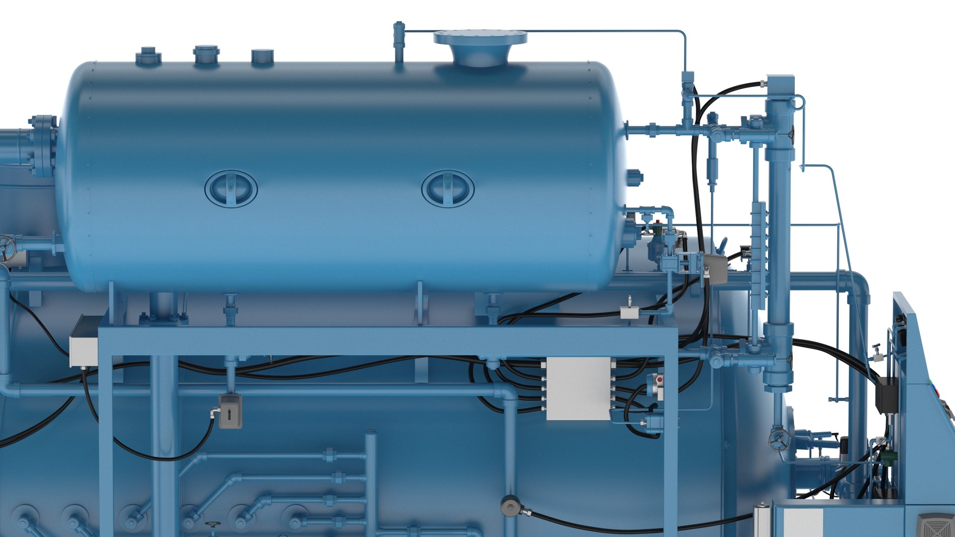Steam Boiler model - TurboSquid 2166182