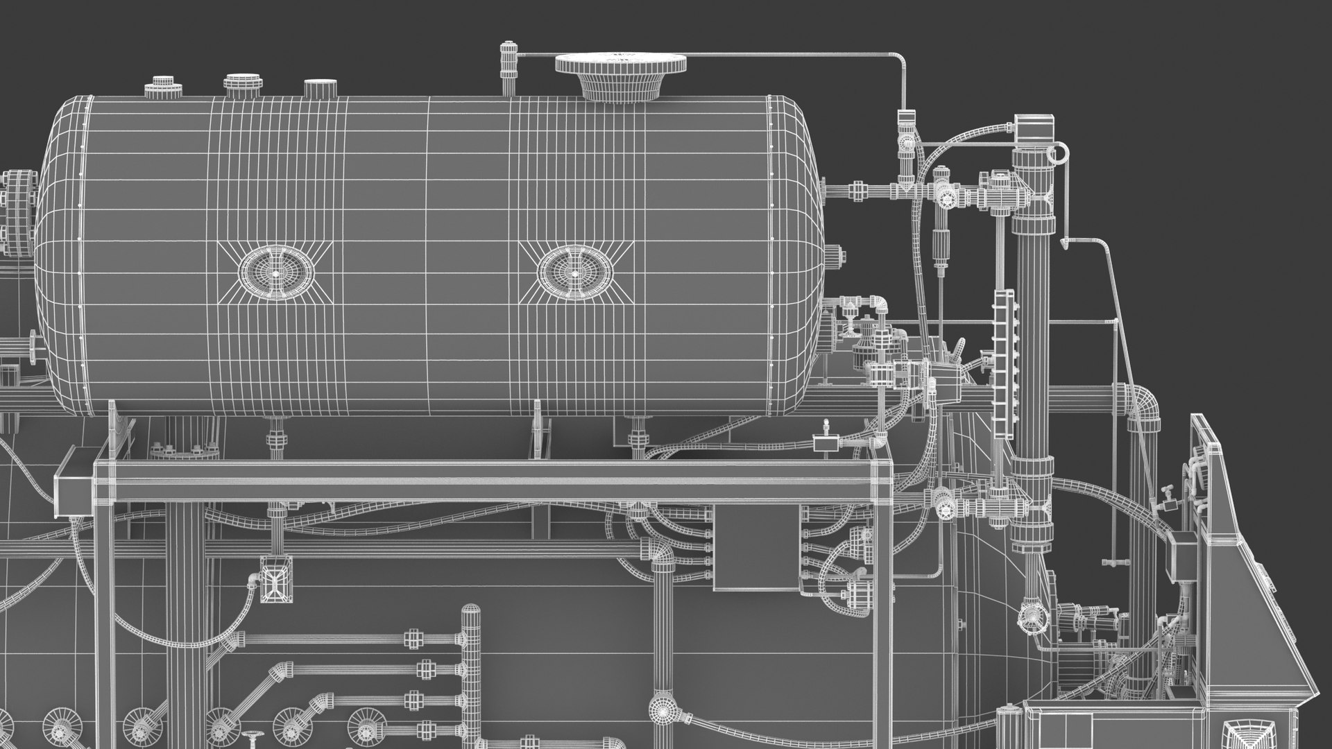 Steam Boiler model - TurboSquid 2166182