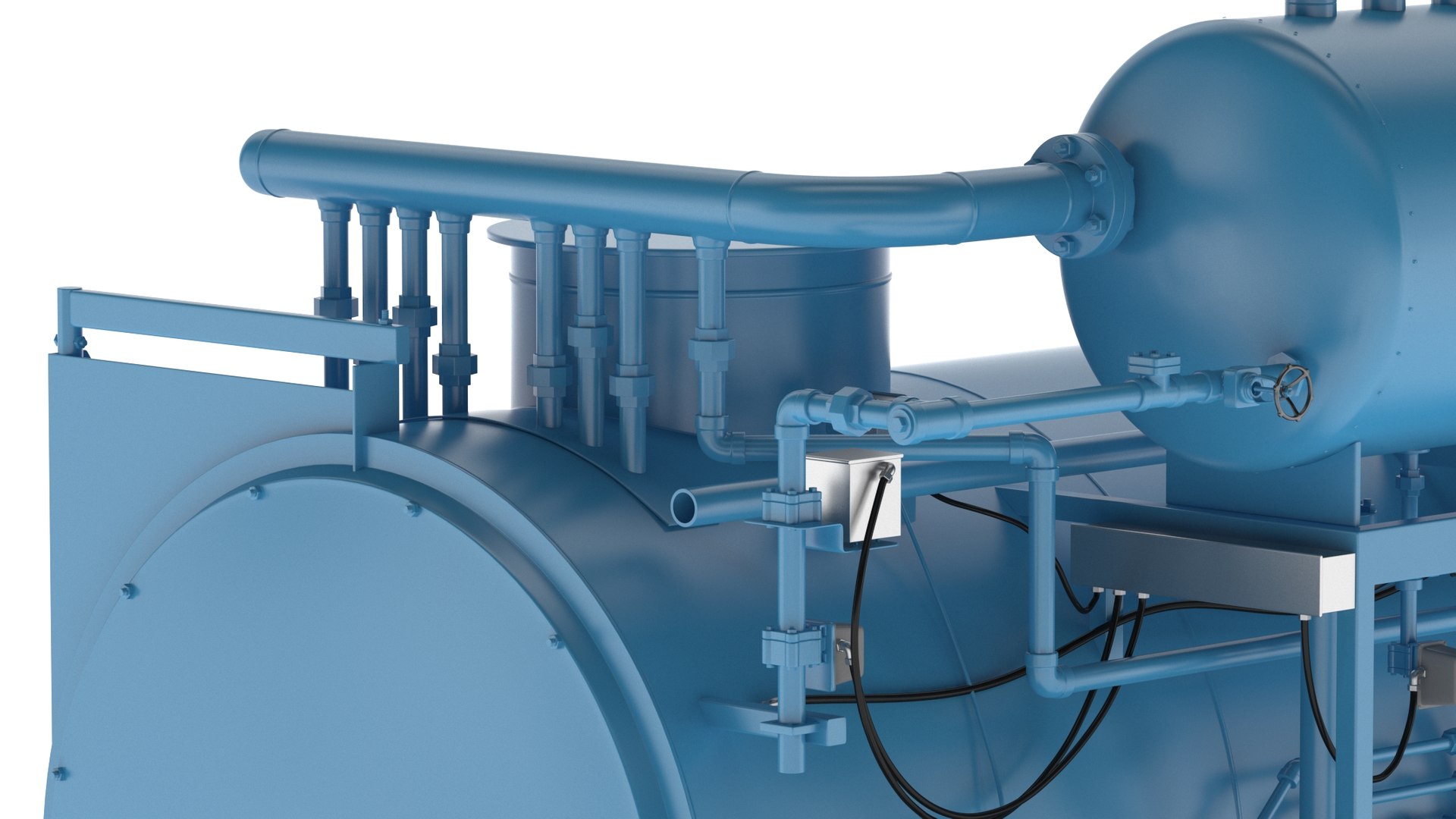 Steam Boiler model - TurboSquid 2166182