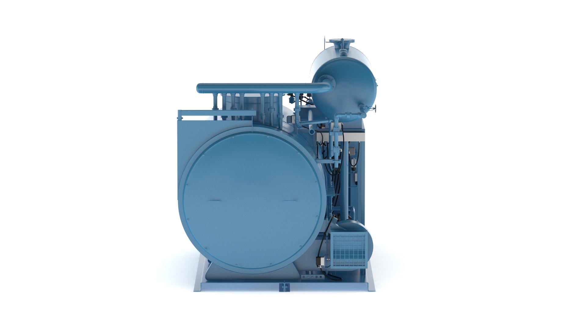 Steam Boiler model - TurboSquid 2166182