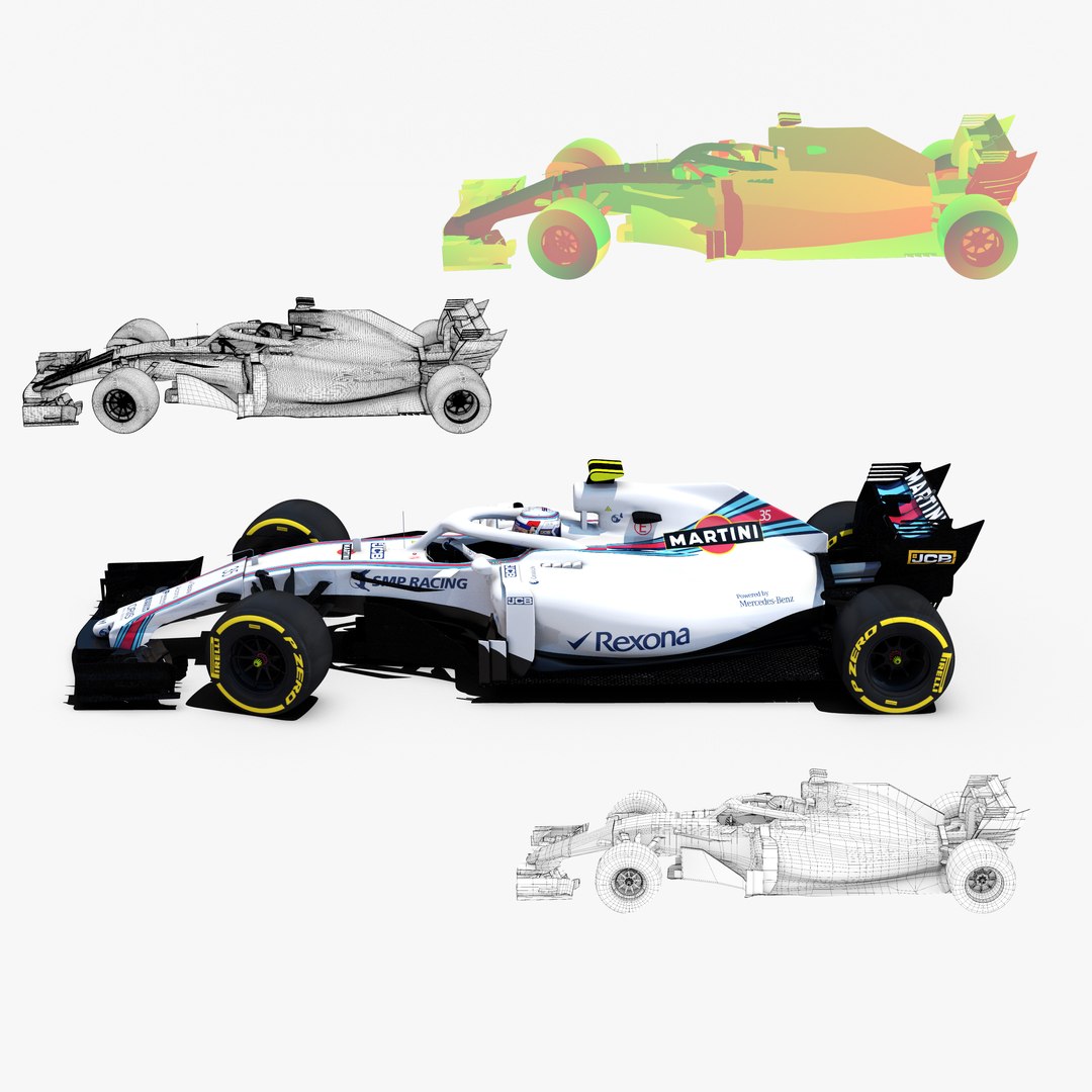 3D Rigged F1 Car Model - TurboSquid 1354384